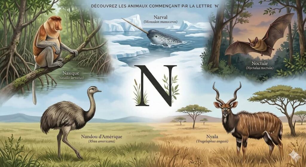 Animal en n : liste complète des animaux